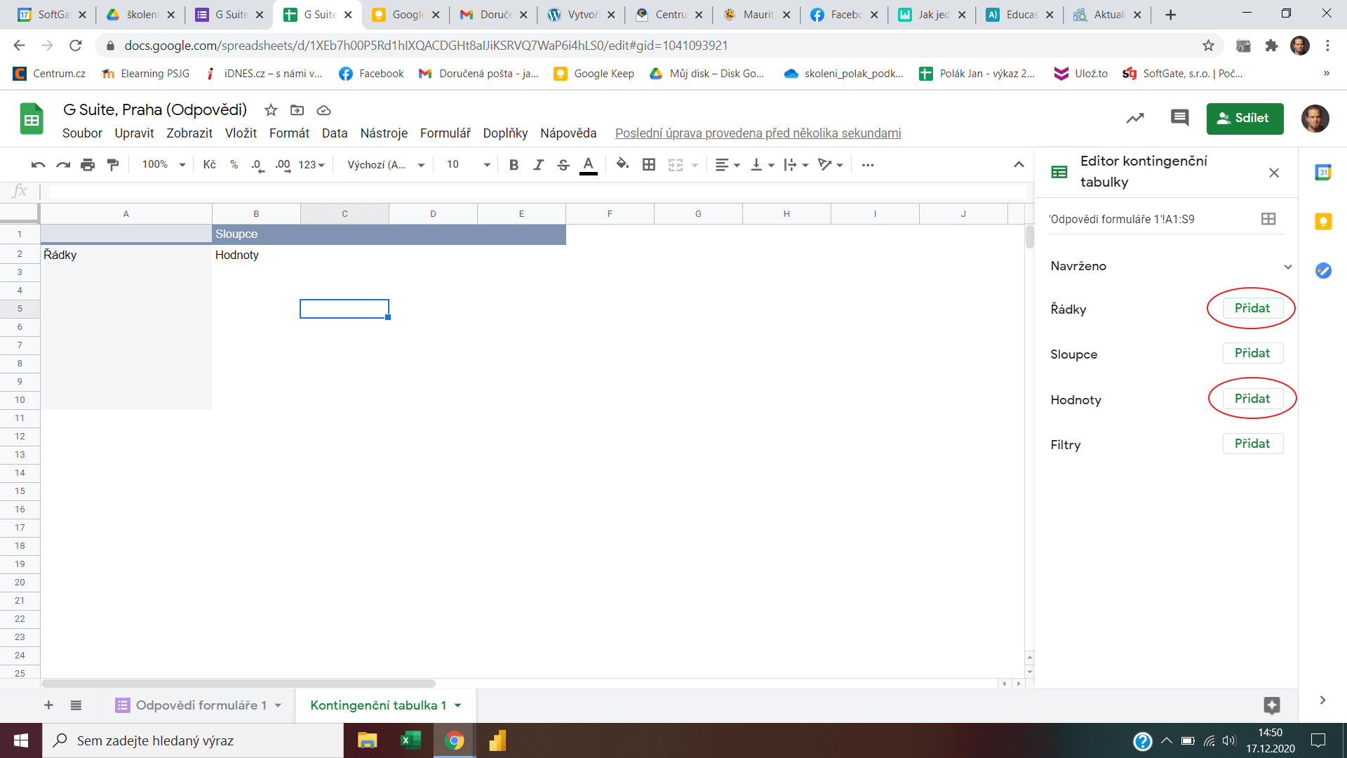 Kontingenční tabulky excel příklady